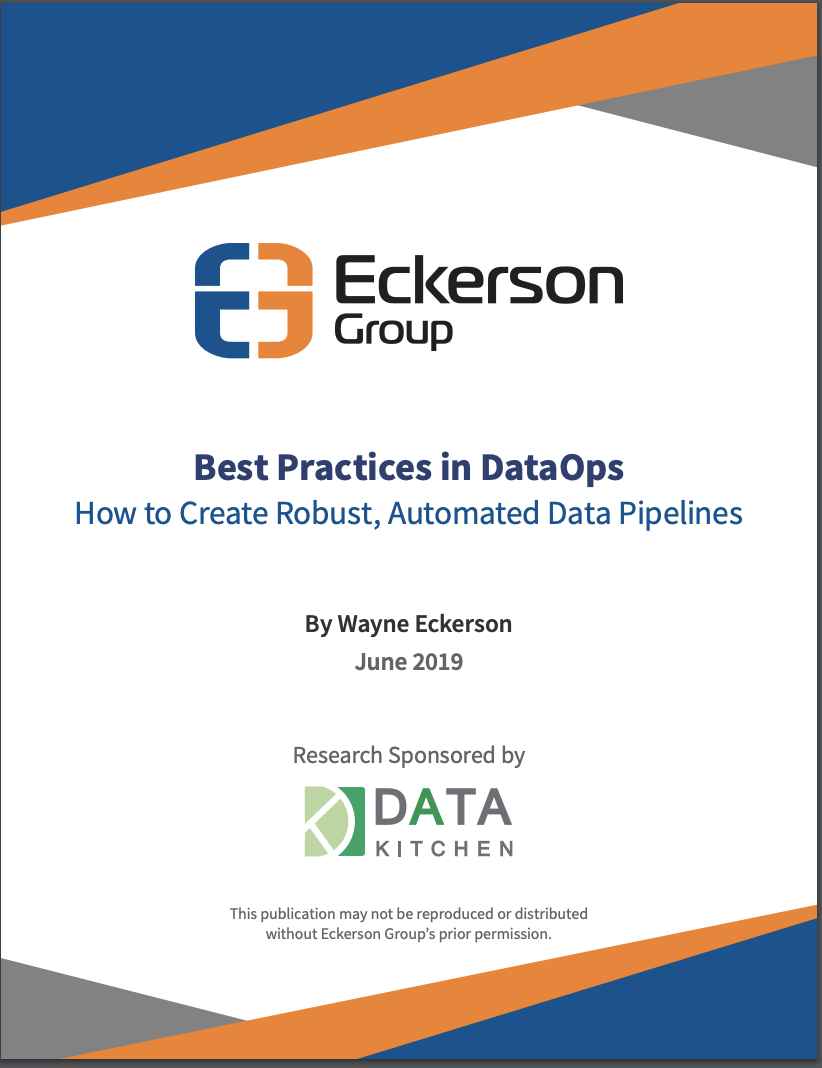 Analyst Report - Eckerson Group - Best Practices in DataOps